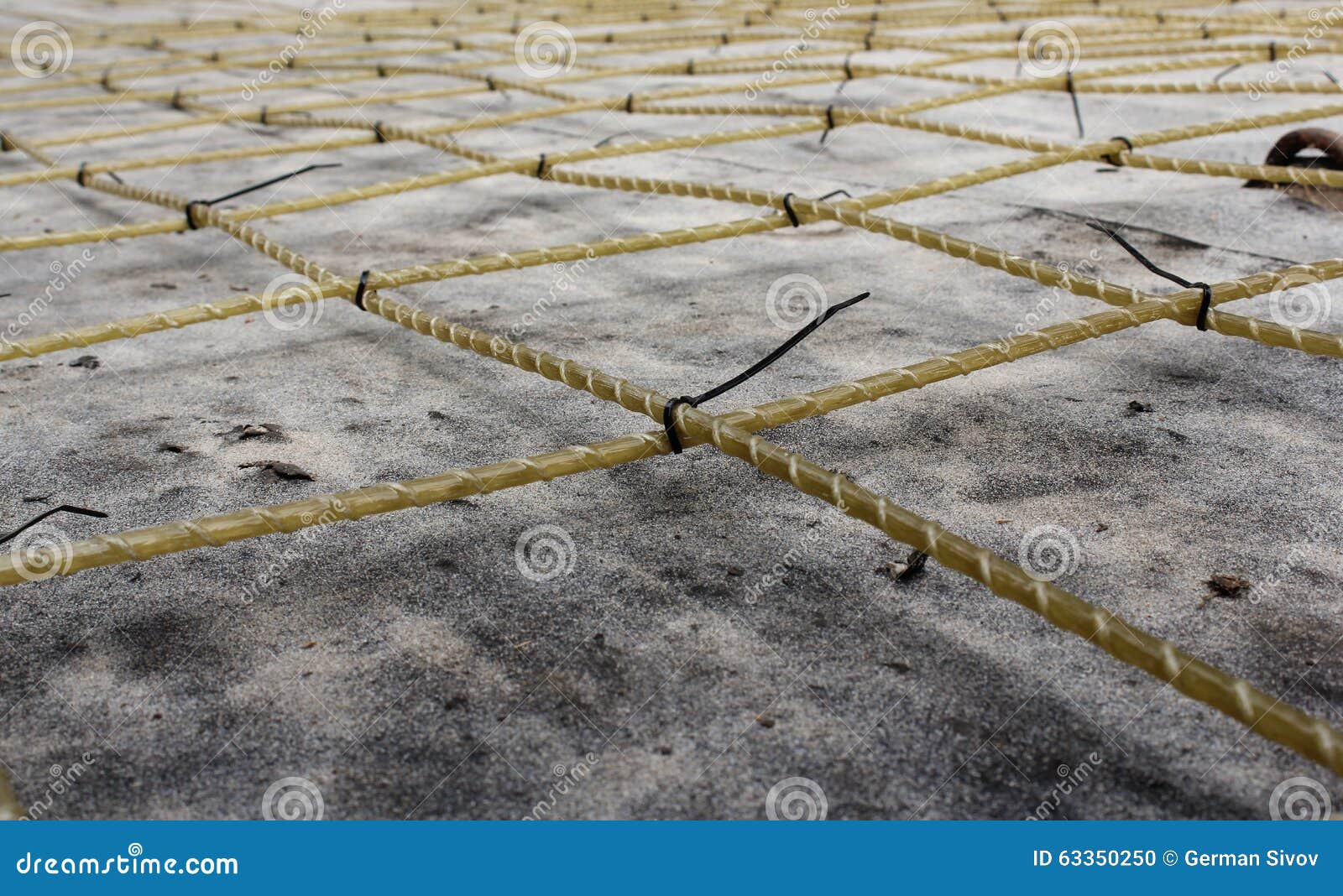 The Mesh of a Composite Reinforcement. Stock Photo - Image of facility ...