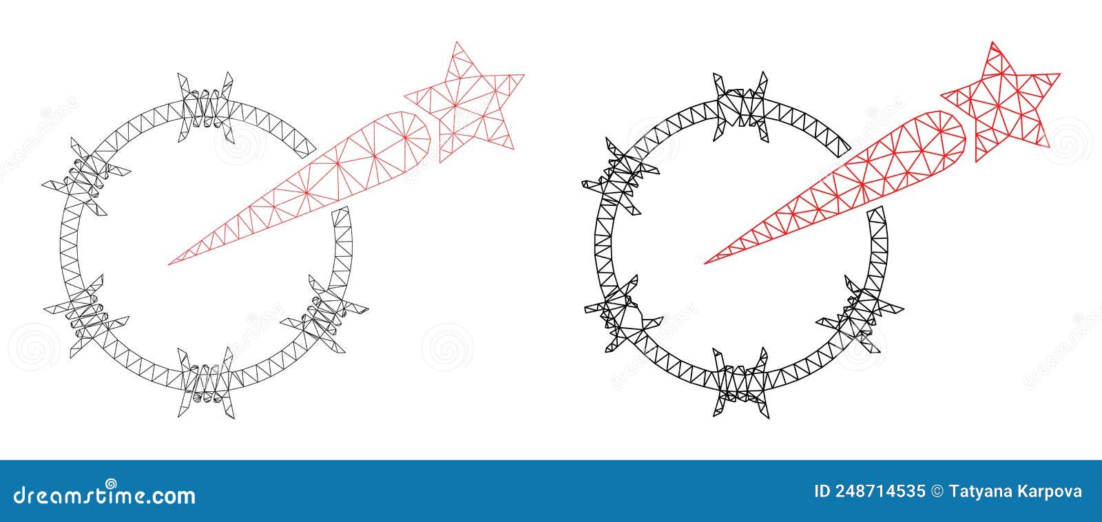 Mesh Freedom Icon Versions in Polygonal Network Vector Style Stock ...