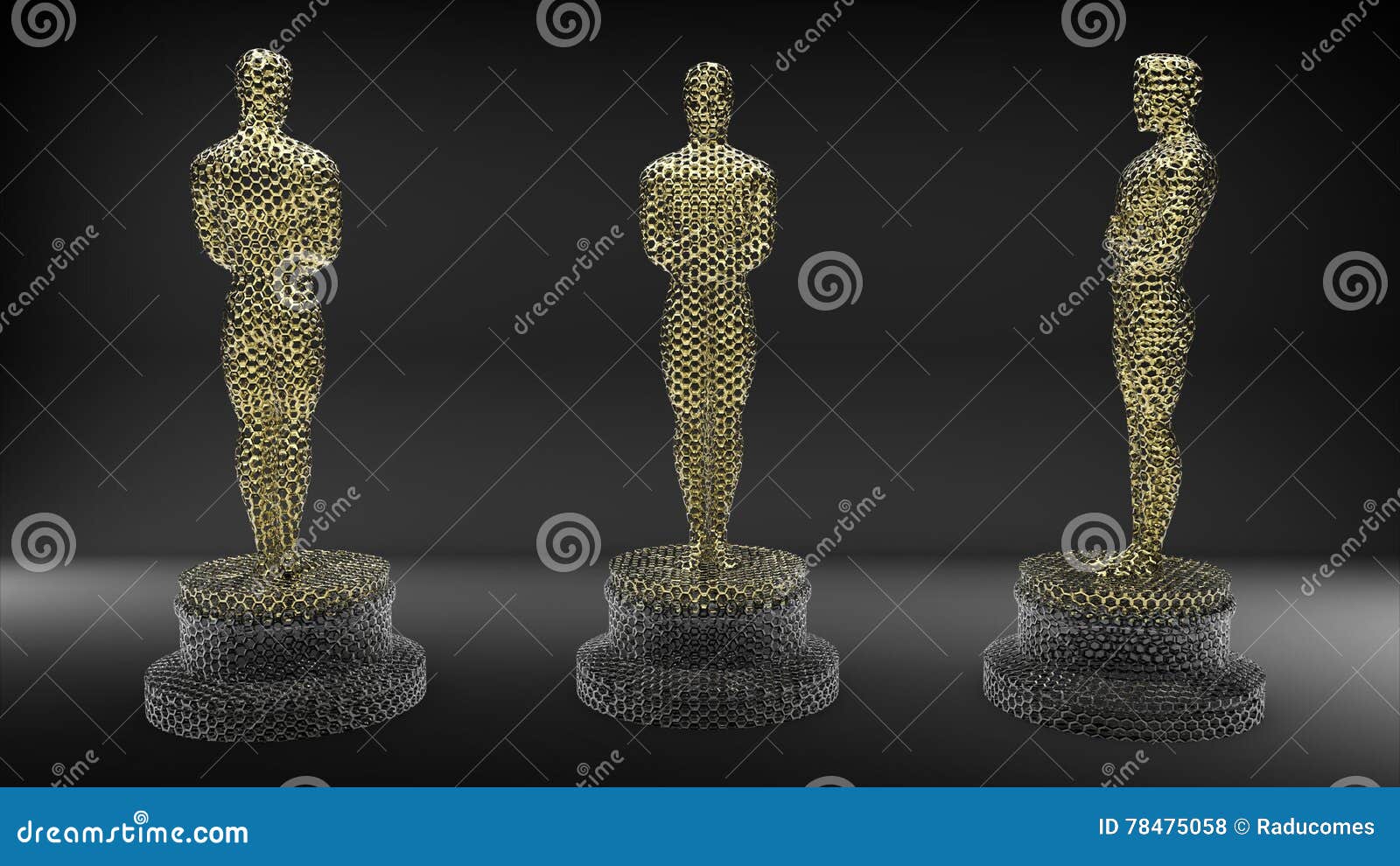 Statues Of Three Girls Wearing Caps And Carrying Baskets Royalty-Free ...