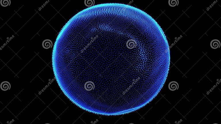 Mesh Grid of a 3D Sphere with Mesh Wireframe or Geometric Network ...