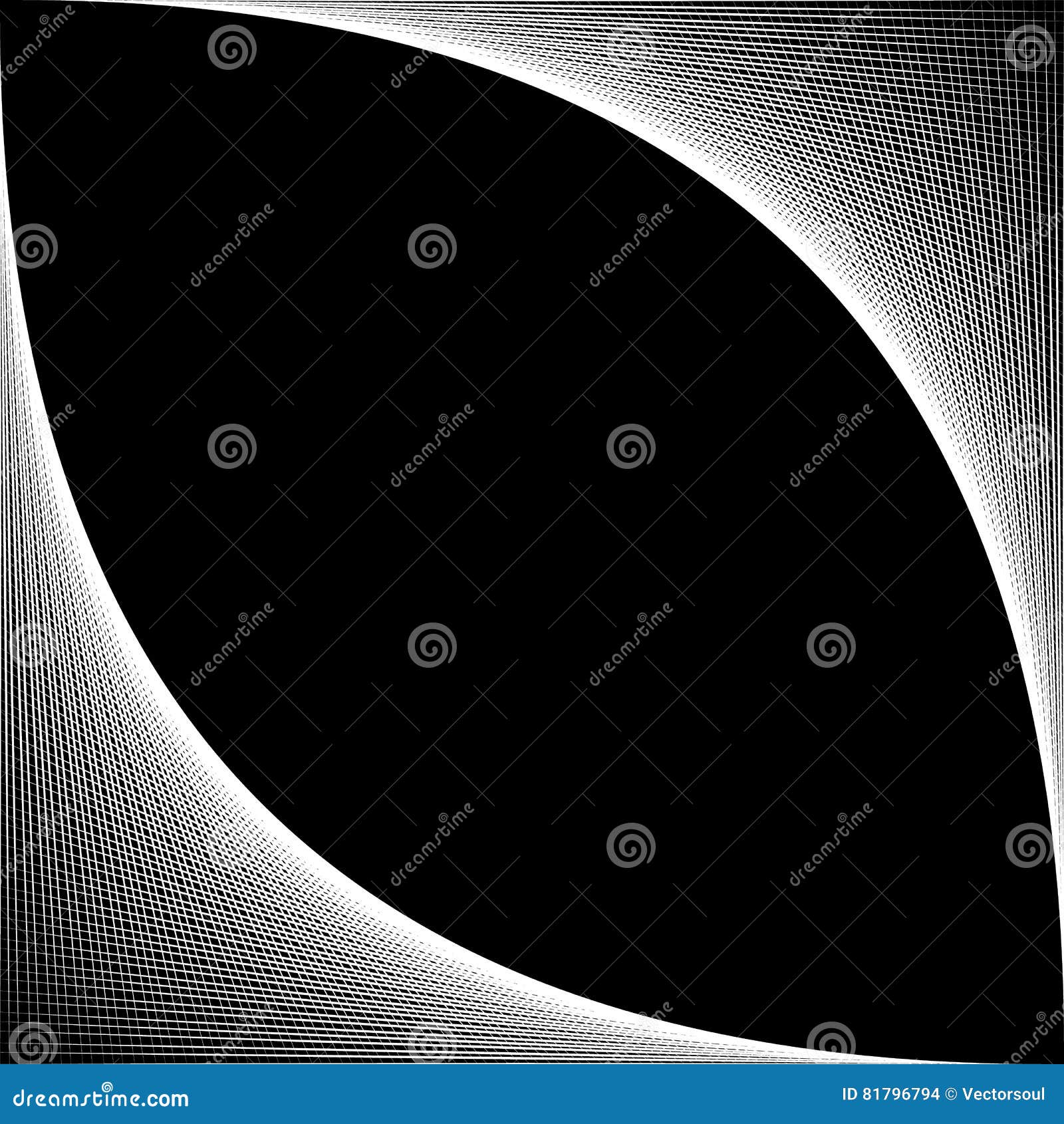 Mesh, Grid Spreading from Corner. Fine Texture of Intersecting L Stock ...