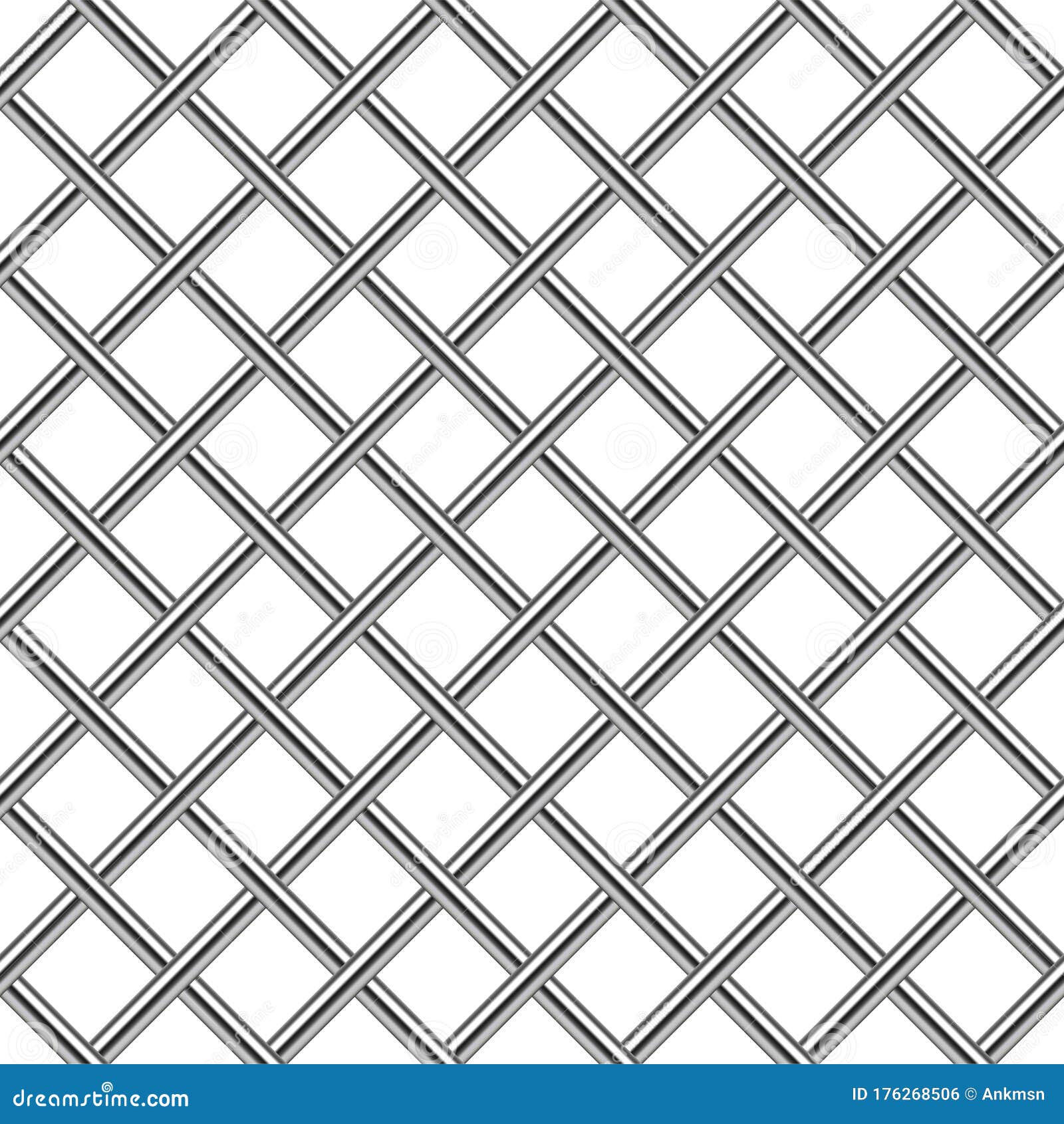 Mesh Grill Metal Chrome Shiny Texture Seamless Stock Vector ...