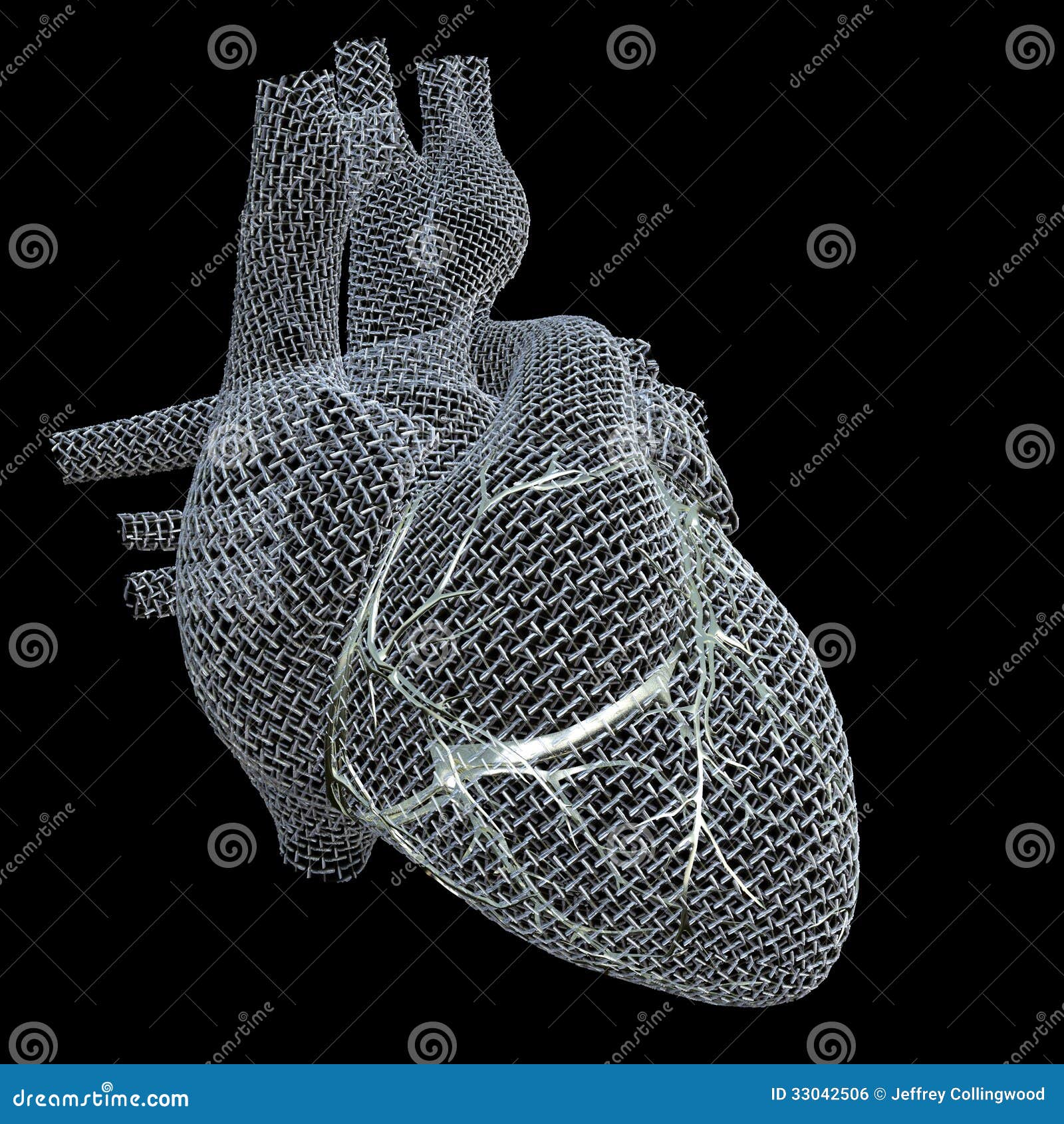 Mesh Heart stock illustration. Illustration of view, structure - 33042506