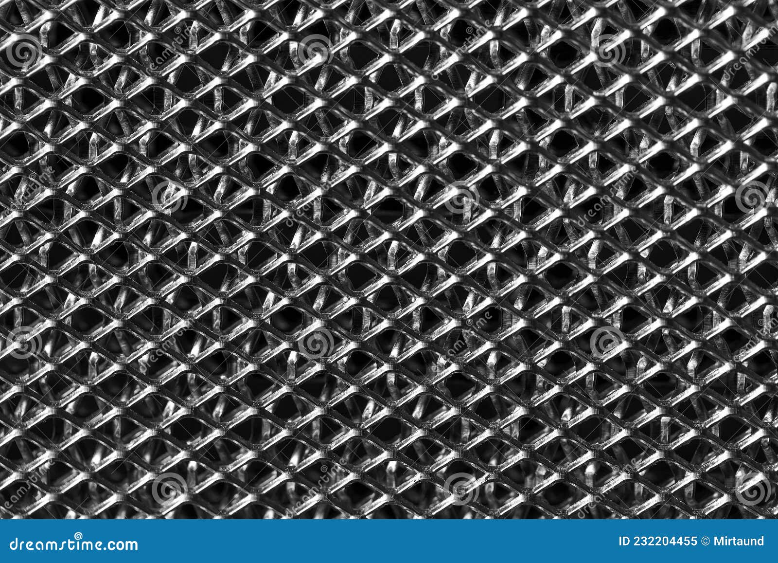 Mesh for the Kitchen Hood. Mesh Texture Close-up. Fine Steel Air Filter ...