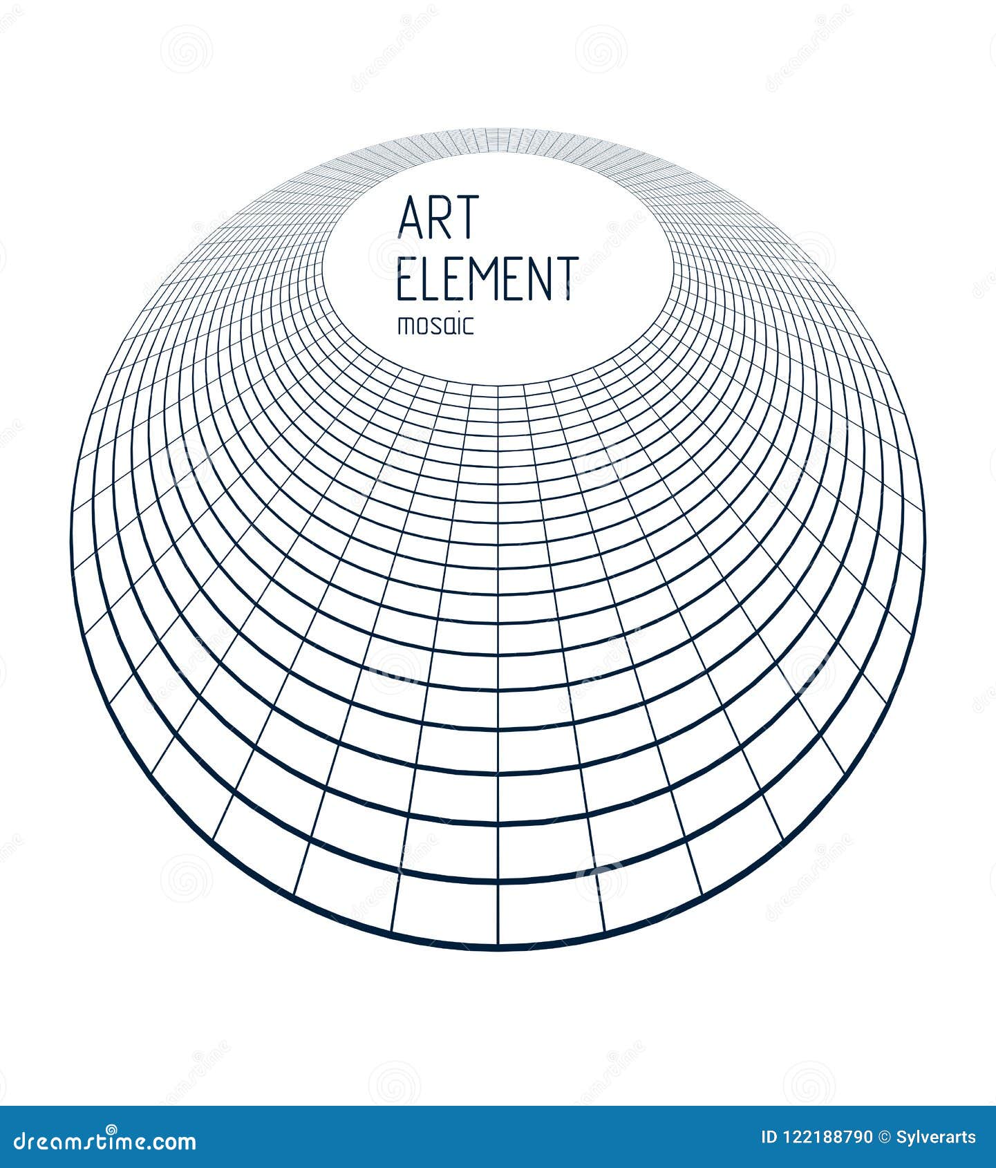 Mesh Lines 3d Vector Design in a Shape of Circle, Abstract Background ...