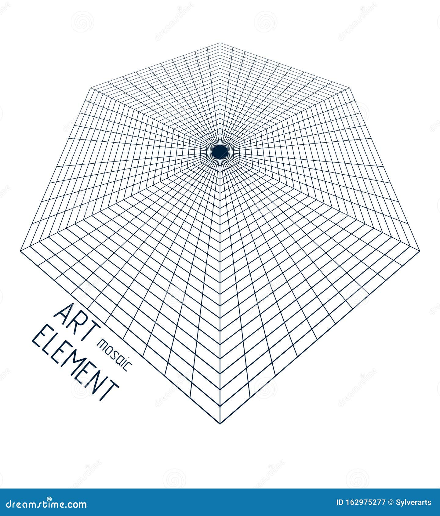 Mesh Lines 3d Vector Geometric Shape Design Geometric Shape, Abstract ...