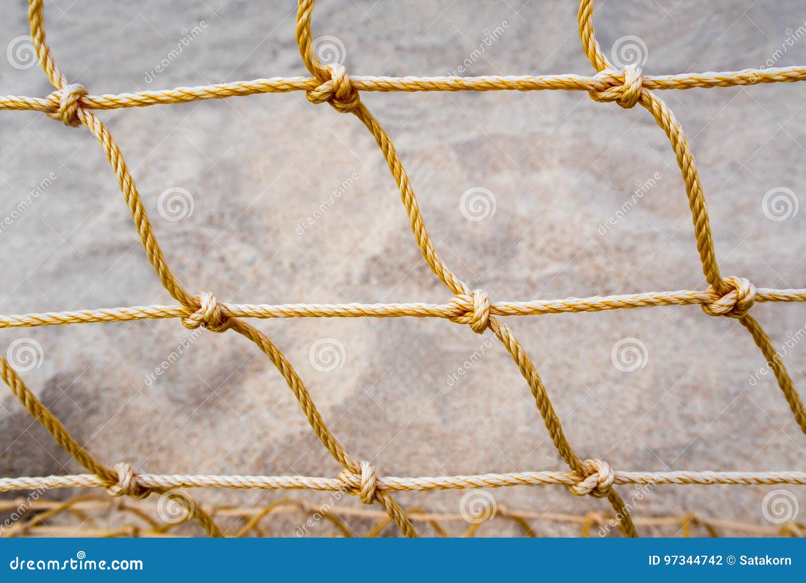 Mesh Net of Beach Volleyball Stock Photo - Image of beach, closeup ...