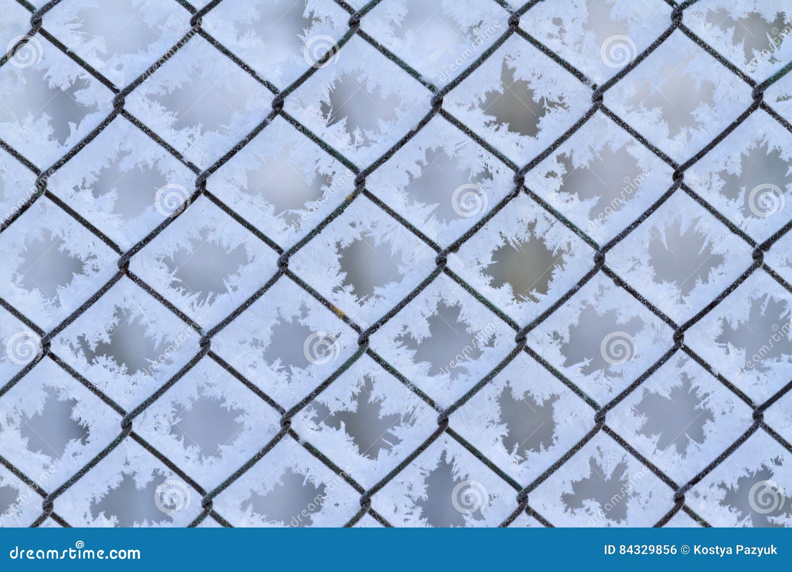 Mesh Netting Covered with Frost, Snow Structure Stock Photo - Image of ...