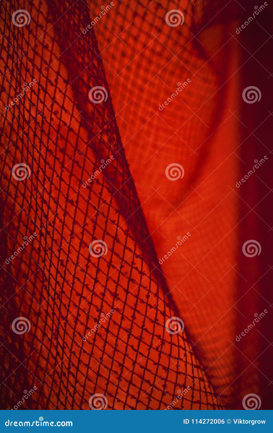 Mesh in red light stock photo. Image of decor, decorative - 114272006