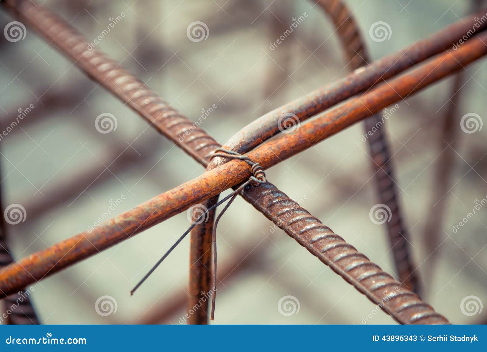 Mesh Reinforcement Cage, Reinforcement Plates Stock Image ...