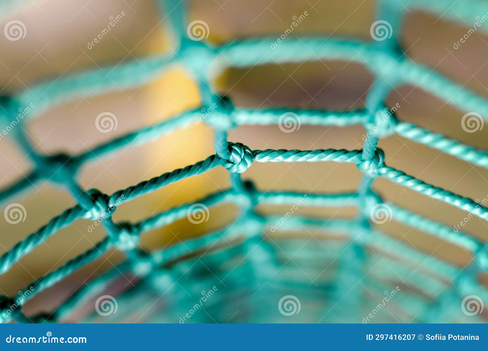 Mesh rope knot close up stock image. Image of combination - 297416207