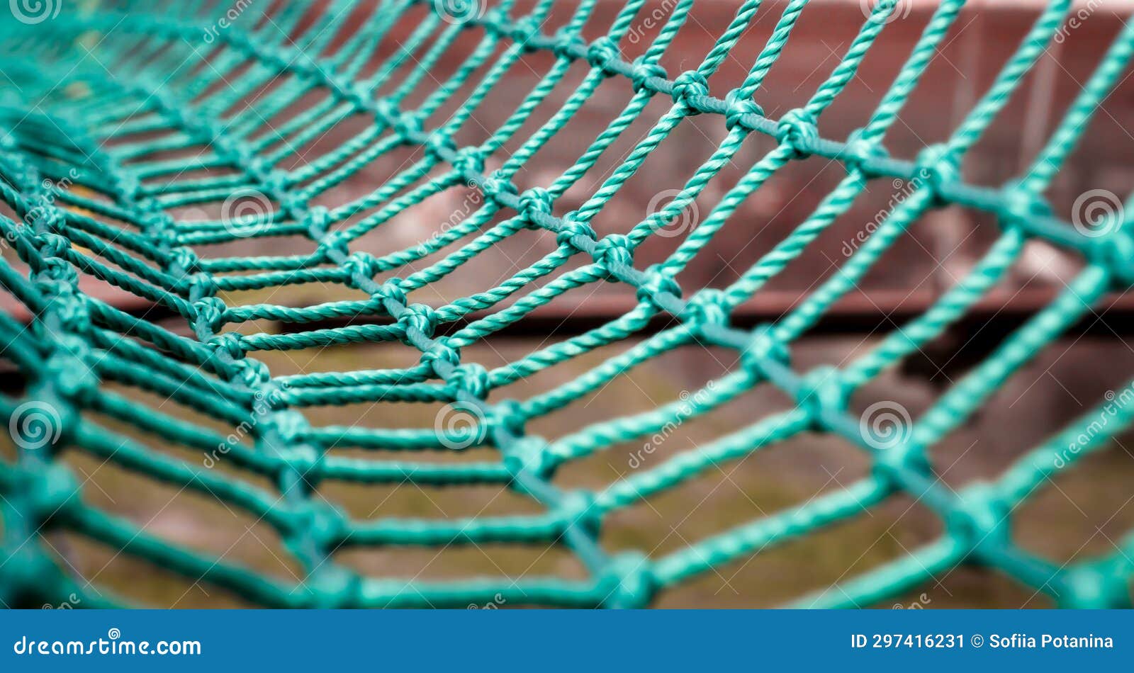 Mesh rope knot close up stock image. Image of large - 297416231