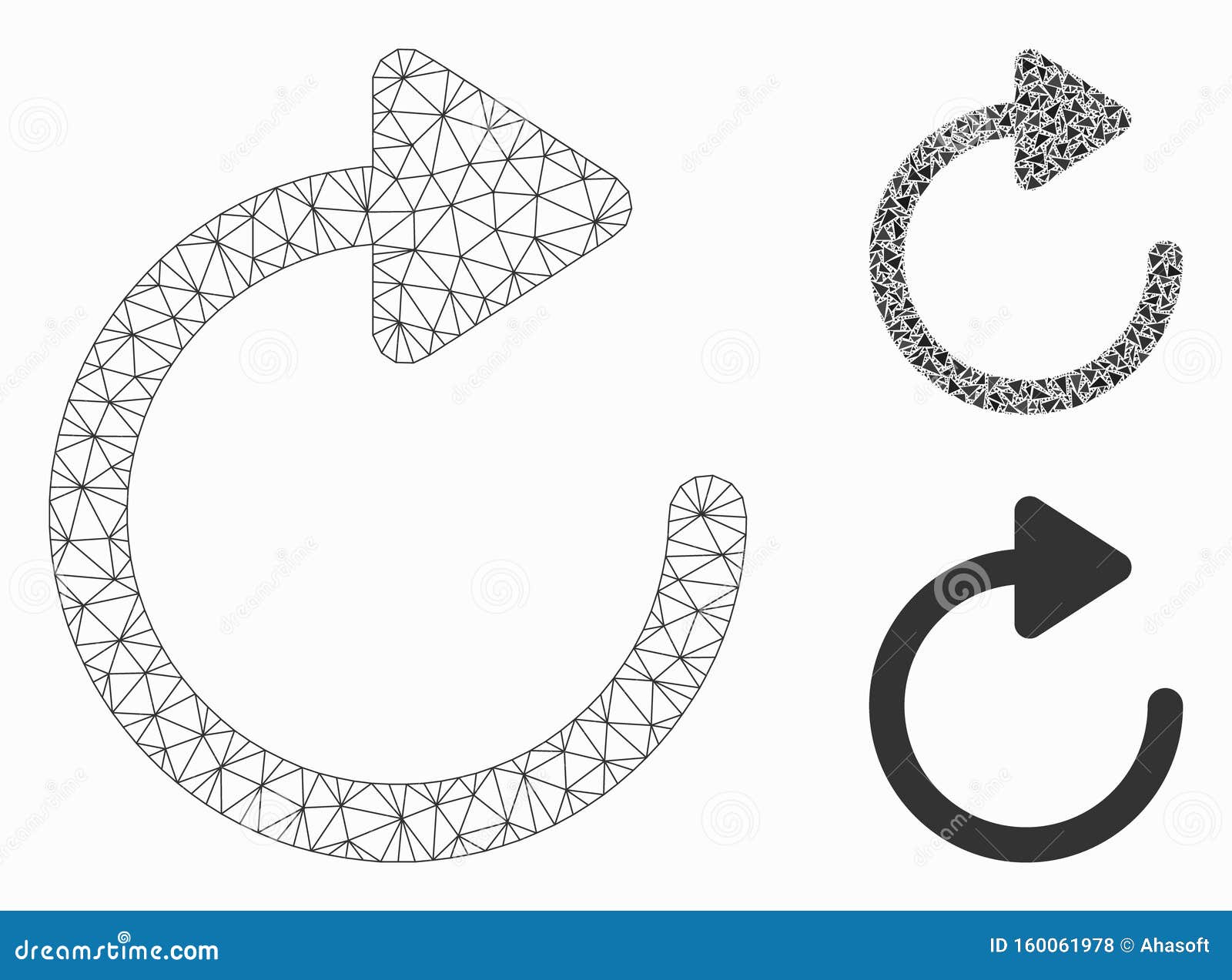 Rotation Vector Mesh Network Model and Triangle Mosaic Icon Stock ... Rotation Vector Mesh Network Model and Triangle Mosaic Icon Stock ...