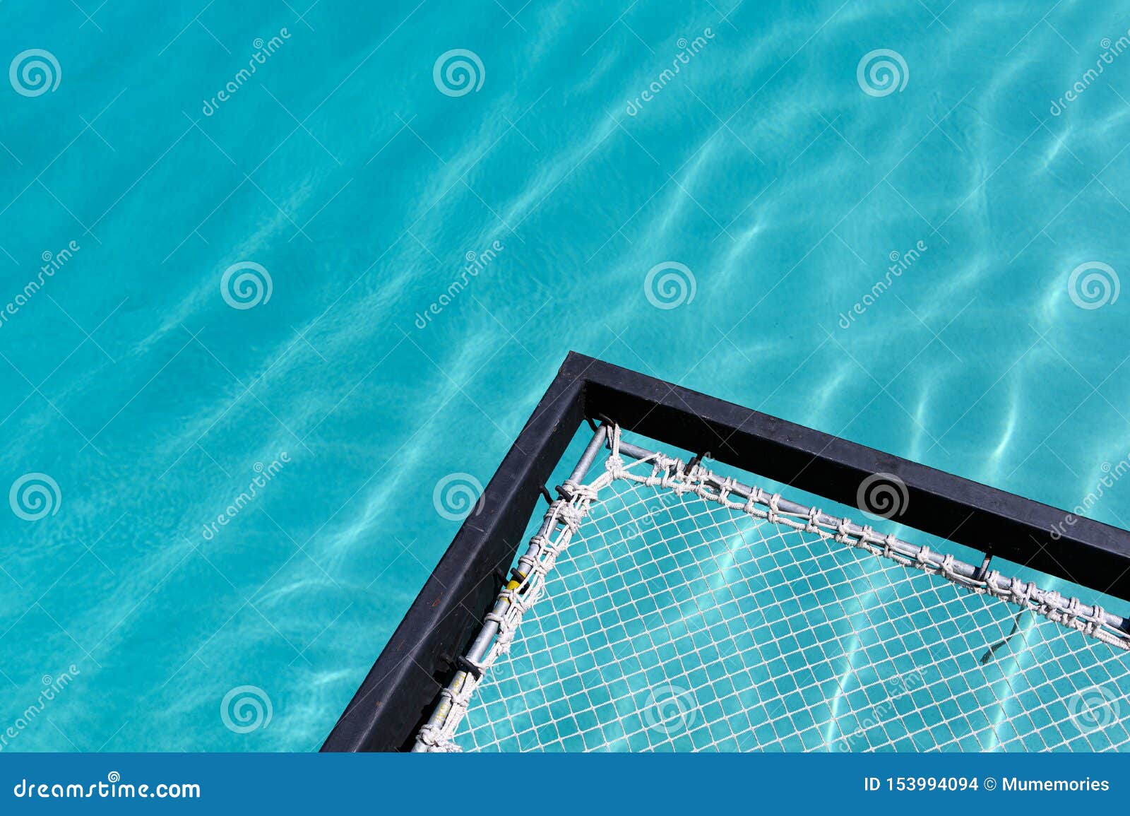 Mesh Seat Jut Out on Swimming Pool Stock Photo - Image of holiday ...