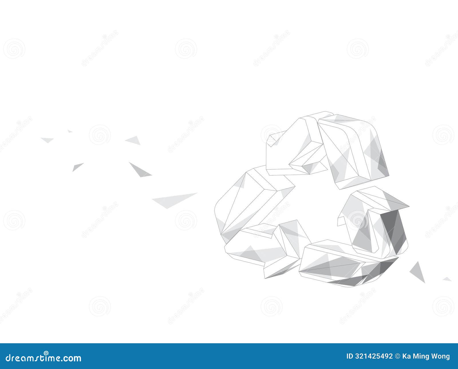 Fragment A008 Recycling Symbol Vector Illustration Graphic EPS 10 Stock ...