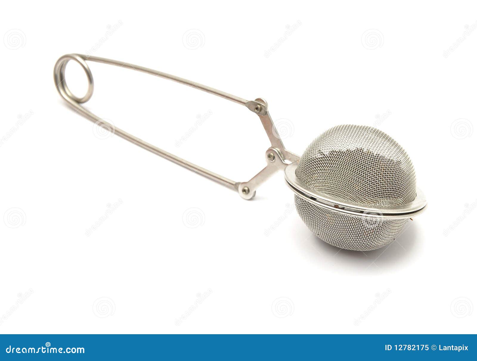 Mesh tea ball infuser stock image. Image of close, white - 12782175
