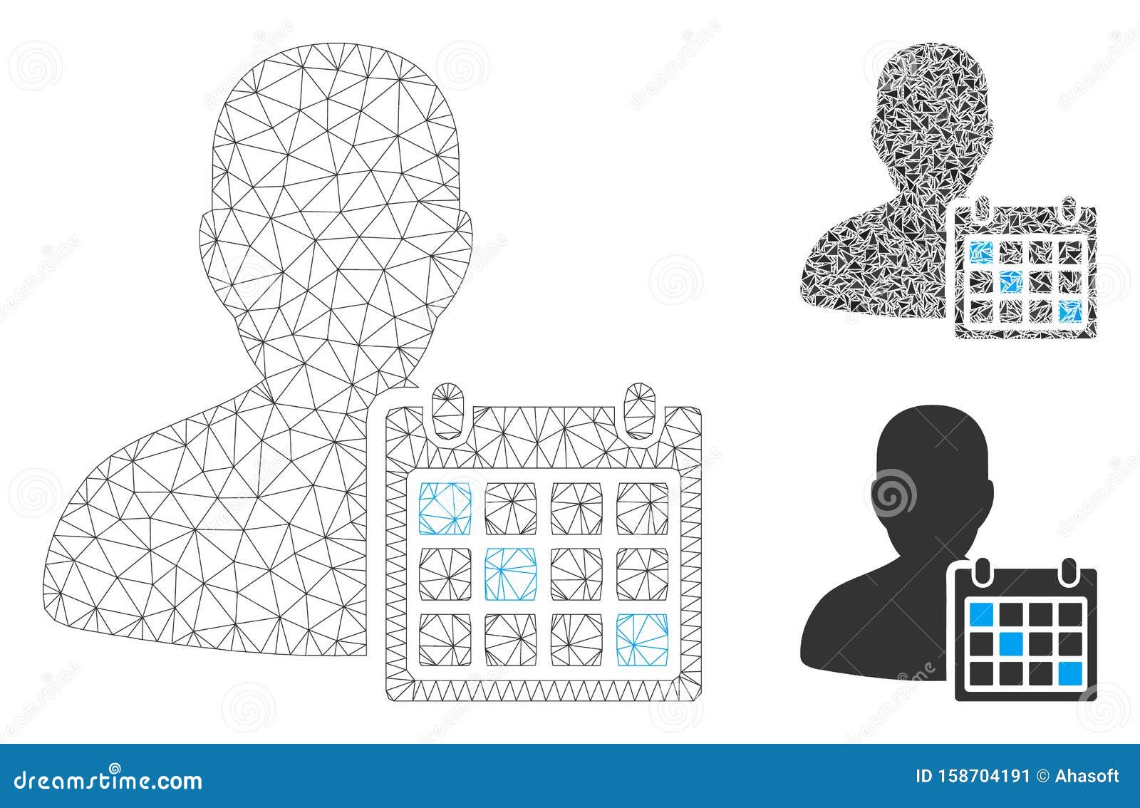 User Schedule Vector Mesh Network Model and Triangle Mosaic Icon Stock ... User Schedule Vector Mesh Network Model and Triangle Mosaic Icon Stock ...