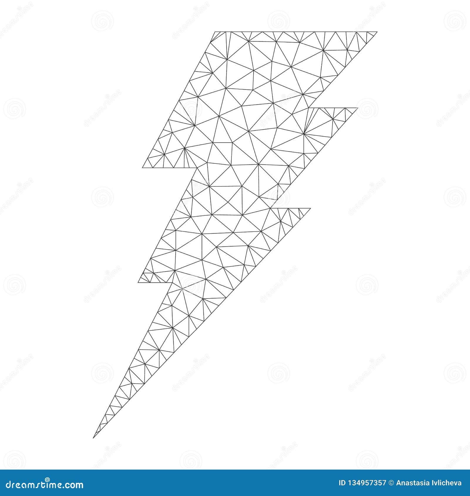 Mesh Vector Execute Icon ilustración del vector. Ilustración de ...