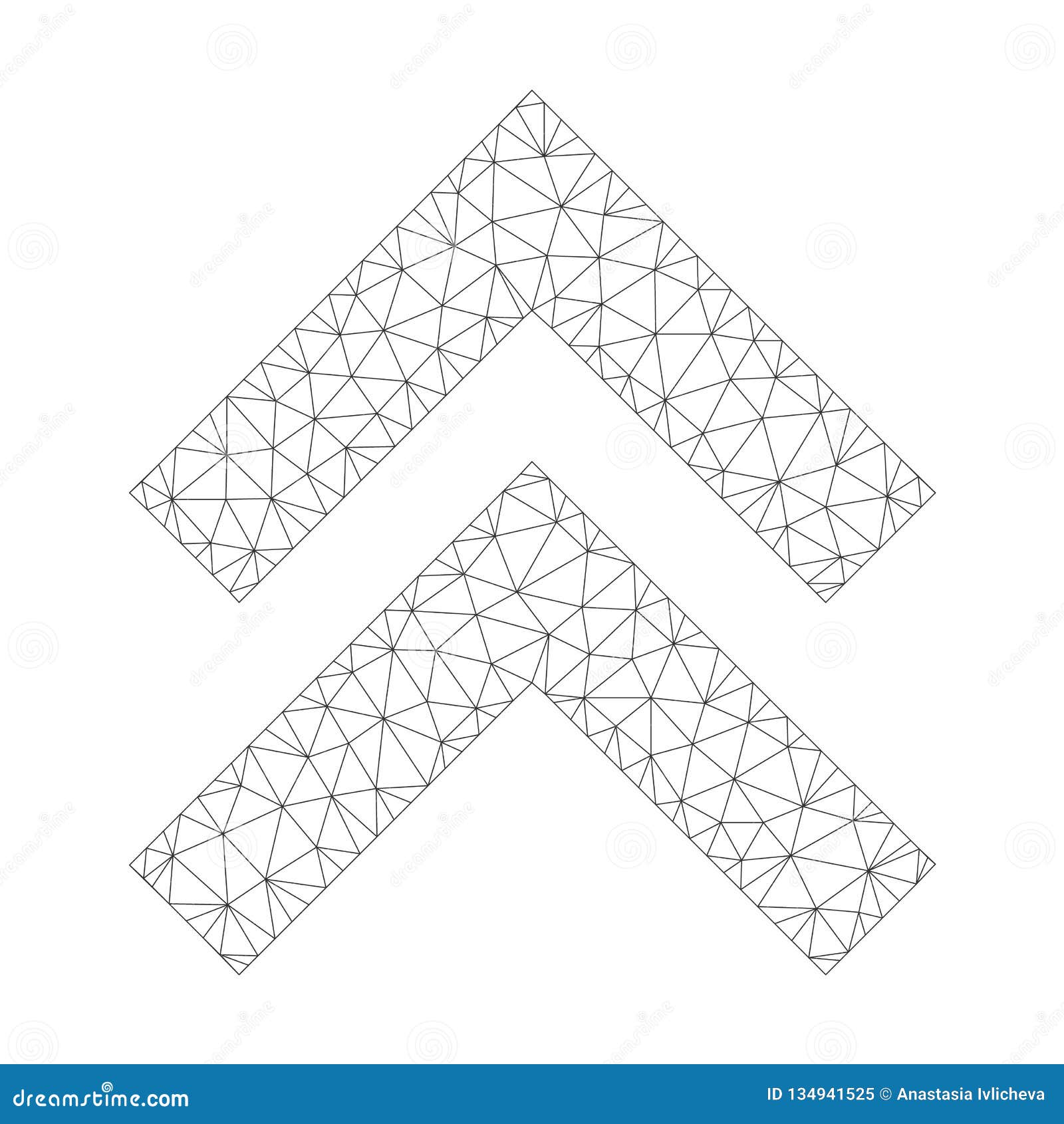 Mesh Vector Shift Up Icon ilustración del vector. Ilustración de ...
