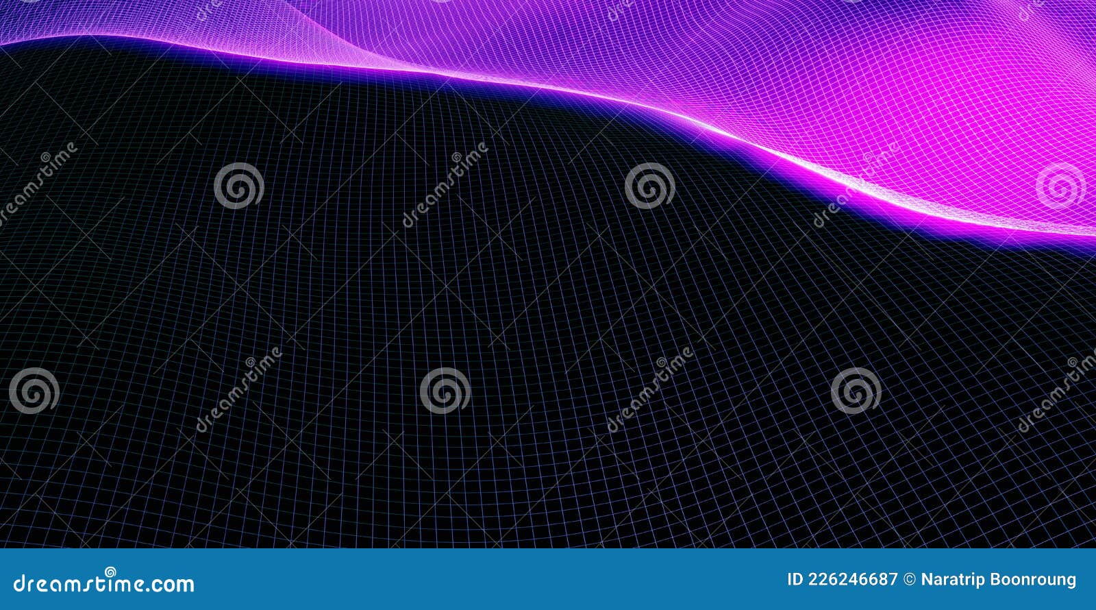 Mesh Wave Structure Curve Background Purple and Blue Gradient Macro ...