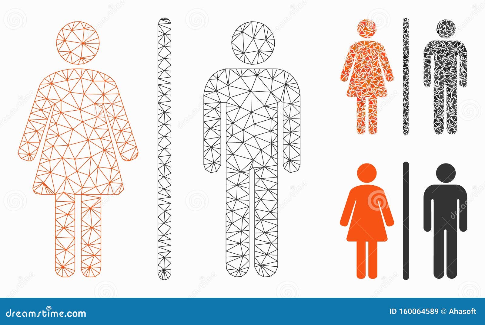 Wc Vector Mesh Network Model And Triangle Mosaic Icon Stock Vector Illustration Of Abstraction