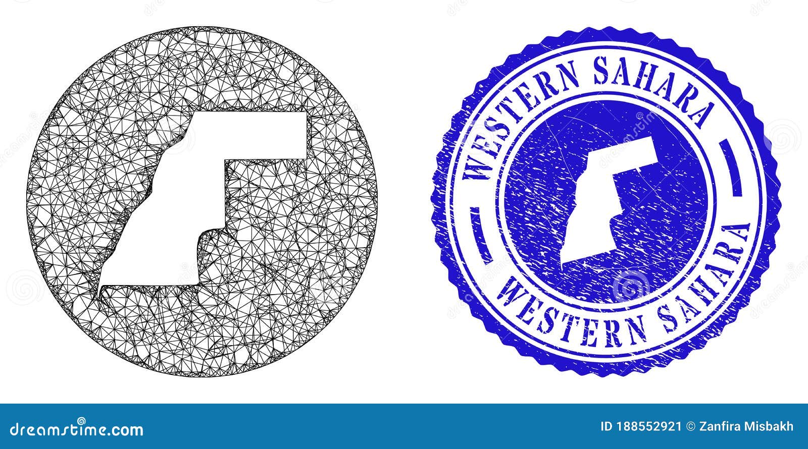 Mesh Net Stencil Avila Province Map And Distress Round Stamp Vector ...