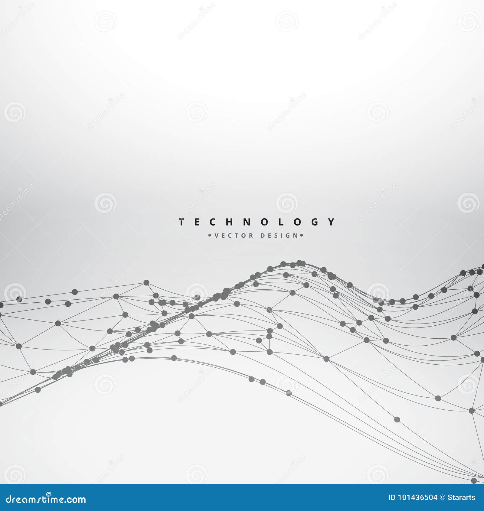 Mesh Wire Wave Technology Background Vector Design Illustration Stock ...