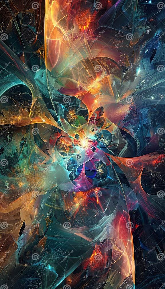 A Mesmerizing Abstract Artwork Exploring the Concepts of Quantum ...