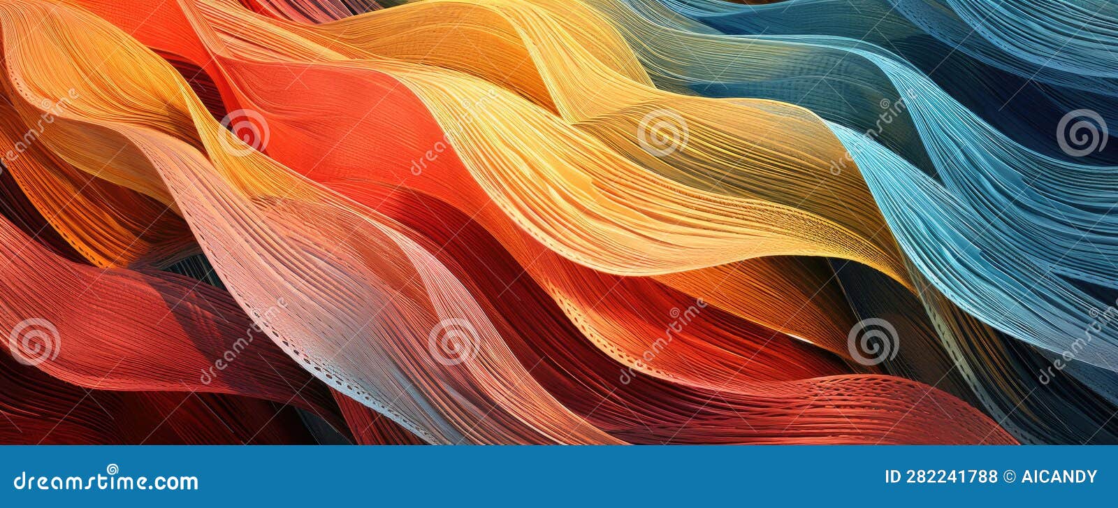 Mesmerizing Abstract Background with Interwoven Threads and Fabrics ...