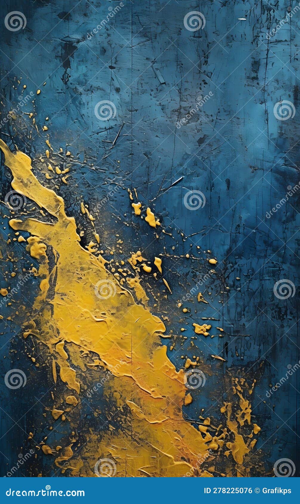 Abstract Background is the Result of Painted Brushstrokes that Evoke ...