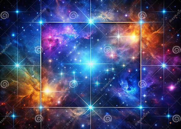 Mesmerizing Abstract Space Square a Stunning Visual Symphony of Stars ...