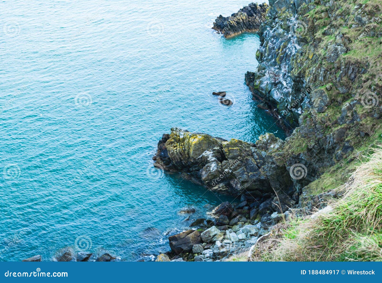 Mesmerizing Aerial View of the Howth Harbour Dublin in Ireland Stock ...