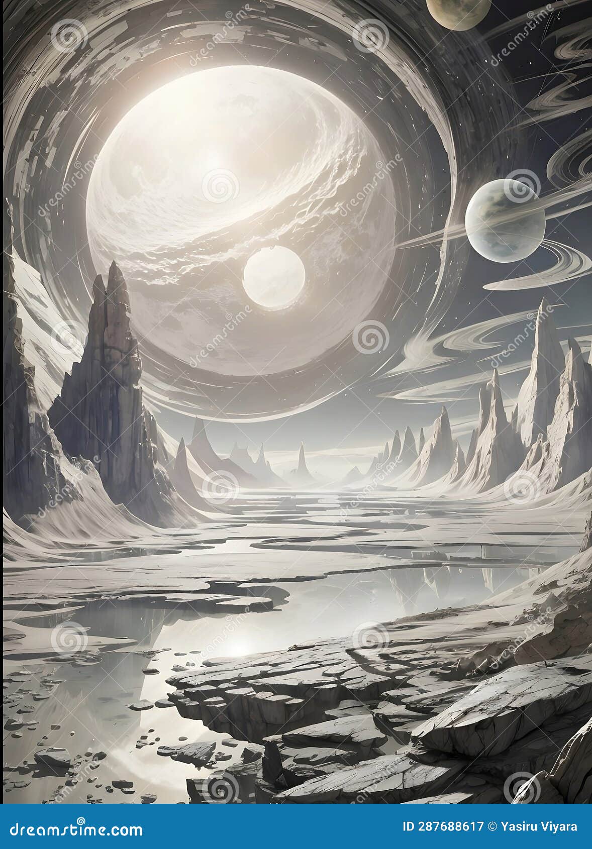 In this Mesmerizing Alien Landscape, Surrounded by Breathtaking ...