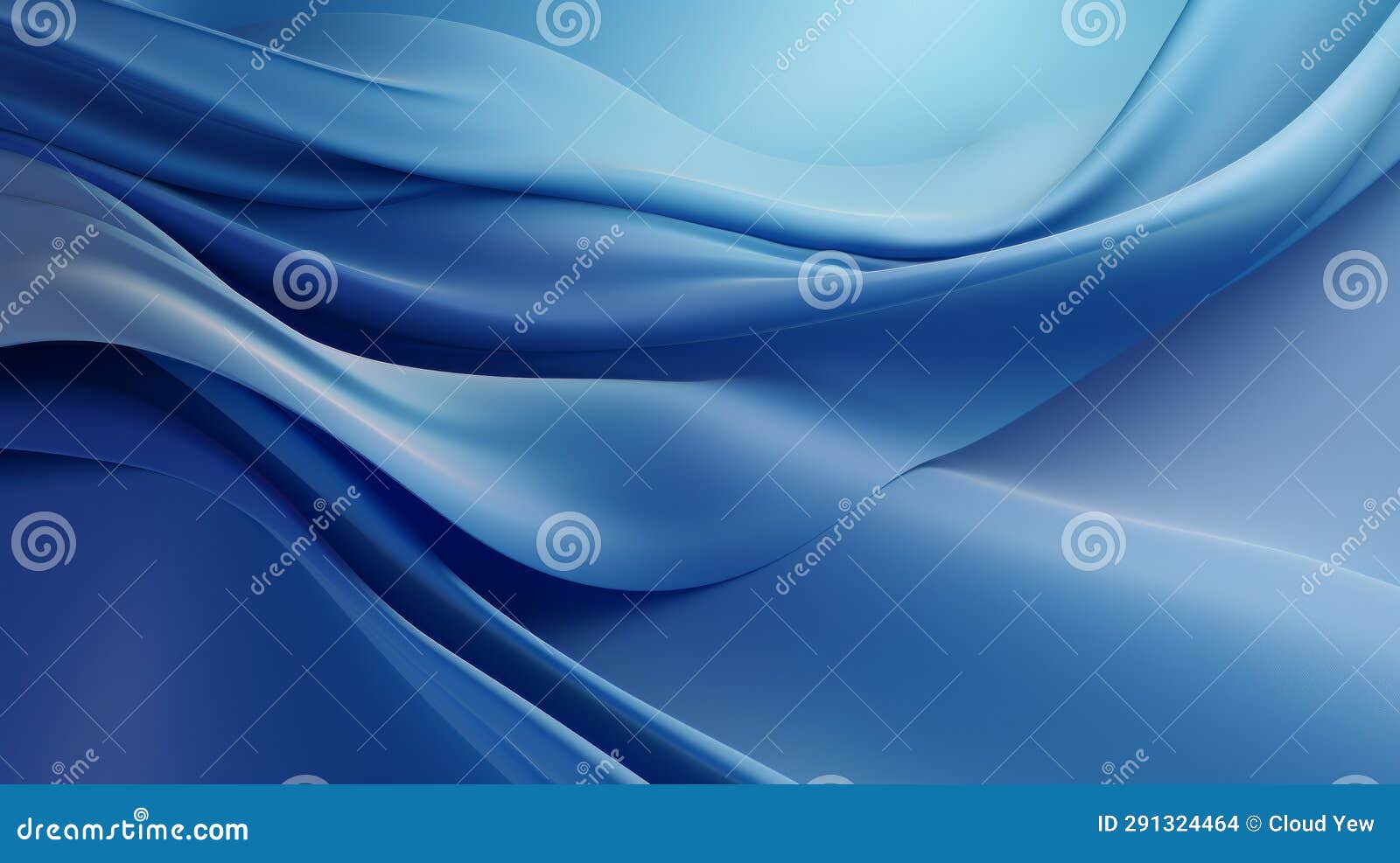 Mesmerizing Blue Canvas, Visual Symphony of Shades Stock Illustration ...