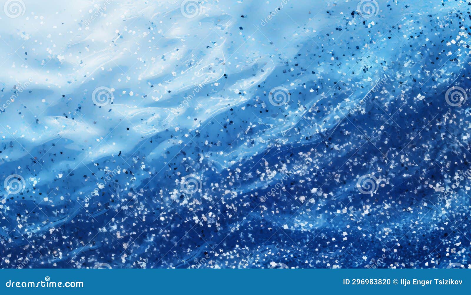 Mesmerizing Blue Gradient with Silver Glitter Texture on a Textured ...