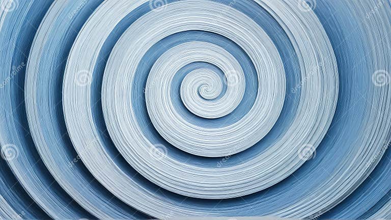 Mesmerizing Blue Spiral Pattern with Textured Circular Layers Stock ...