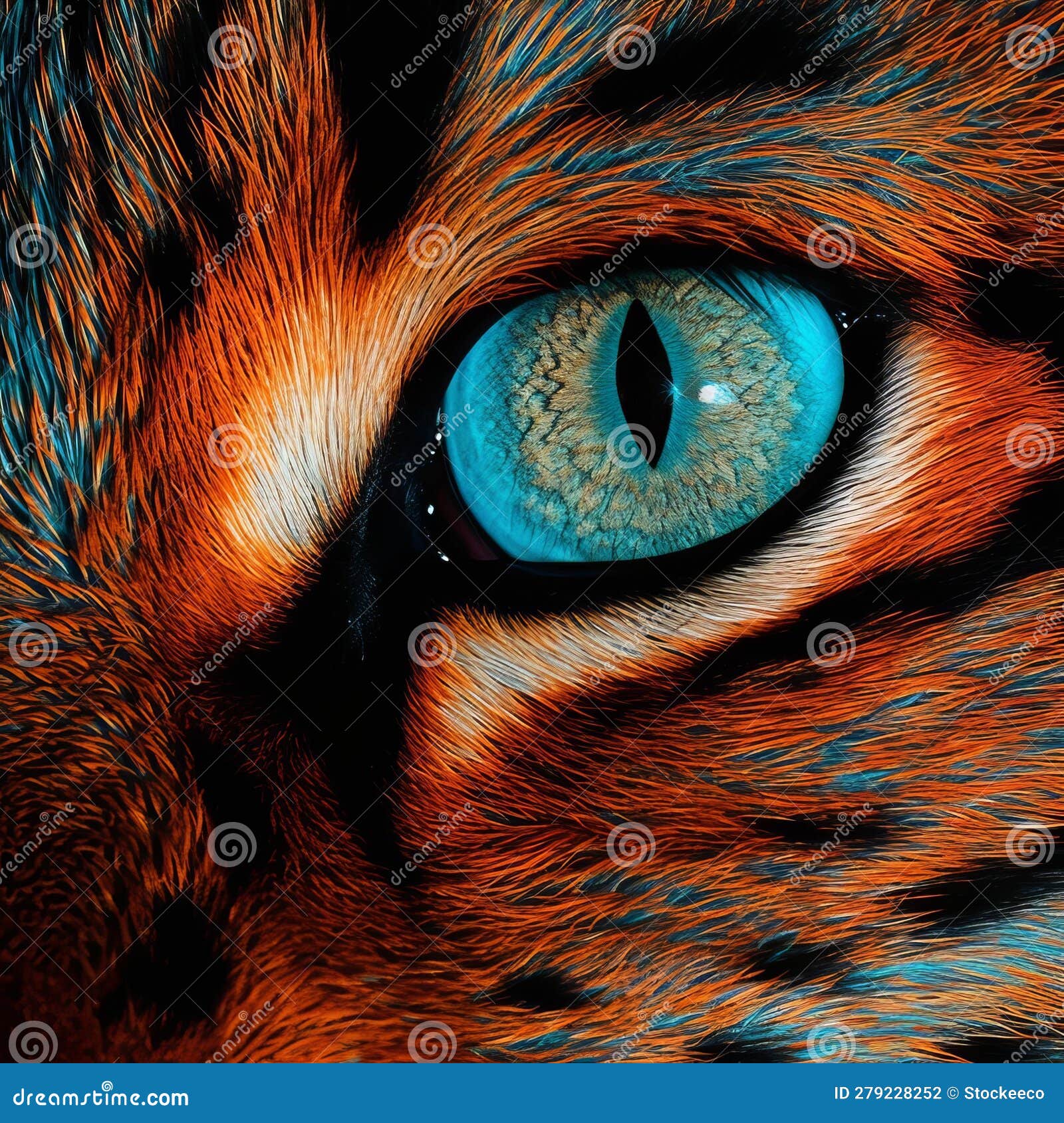 Mesmerizing Bobcat Pinstriped Pattern Photo Stock Illustration ...