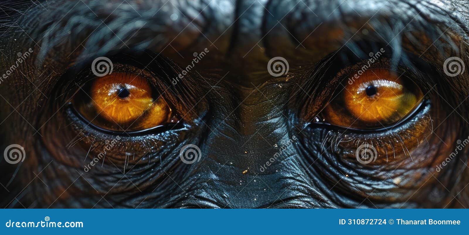 Mesmerizing Close-up of Expressive Monkey Eyes, Revealing Emotion and ...