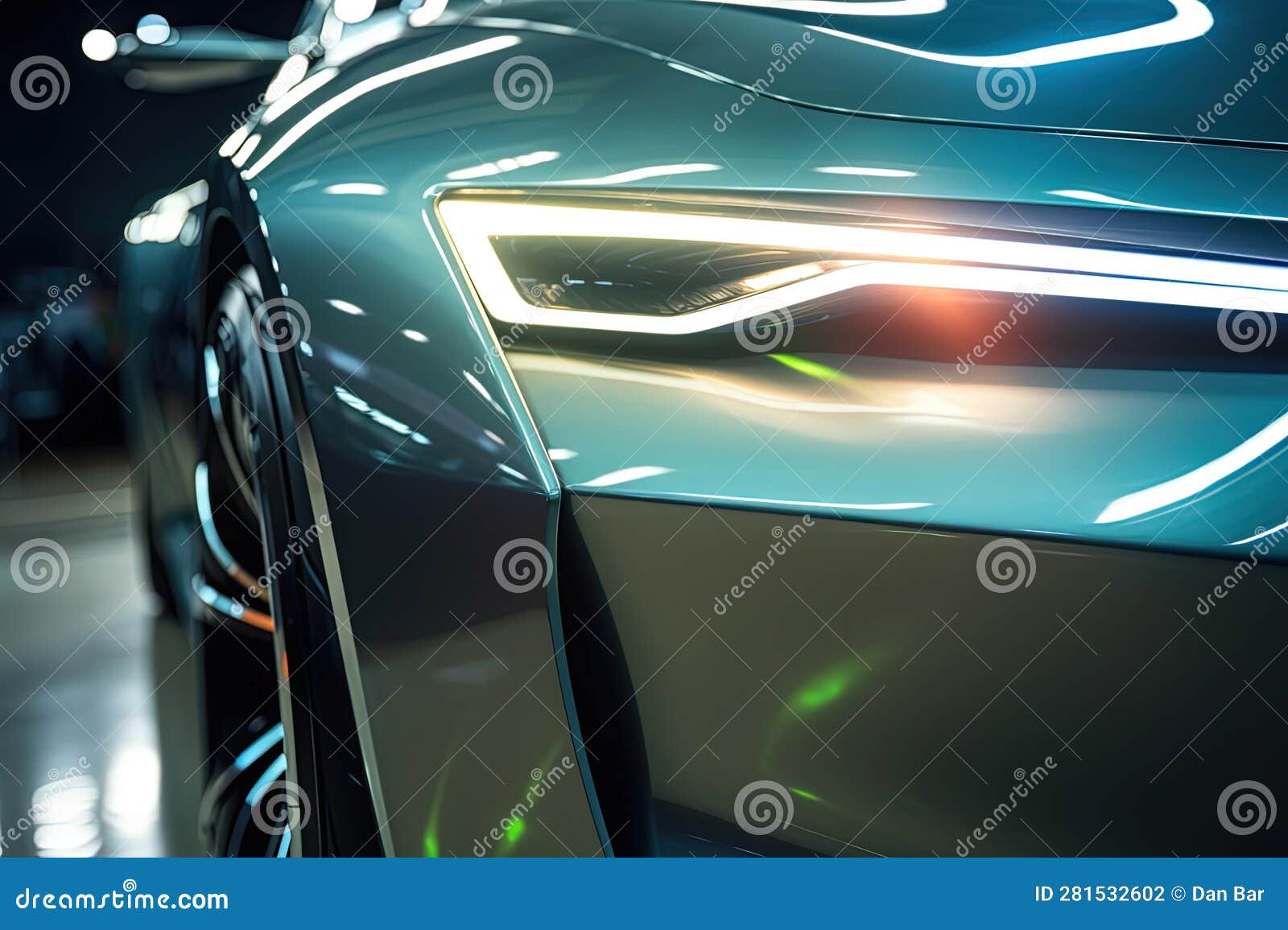 A Mesmerizing Close-up On The Headlights Of A Groundbreaking New ...