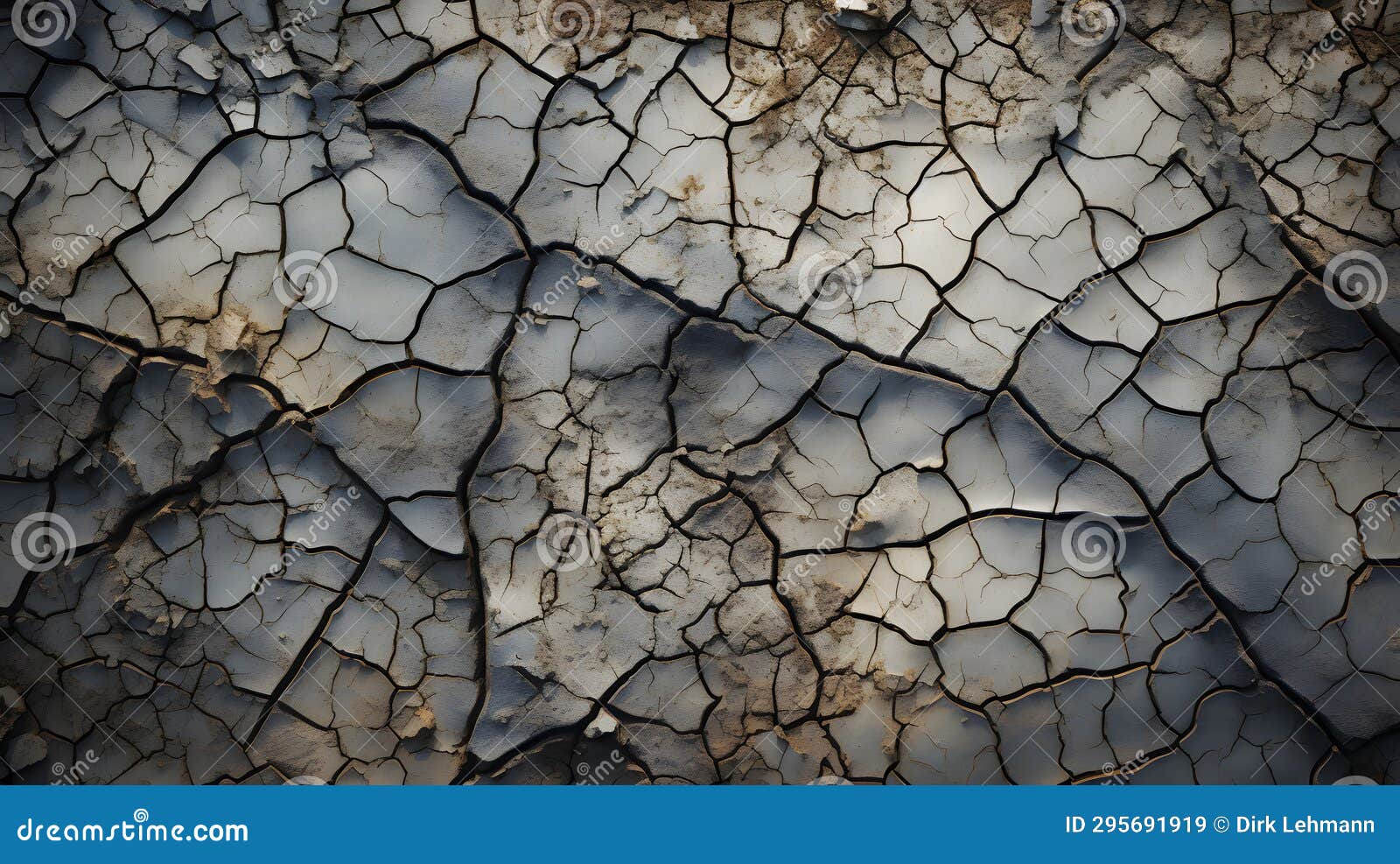 A Mesmerizing Close-up of Mud Cracks Creates an Abstract Landscape ...