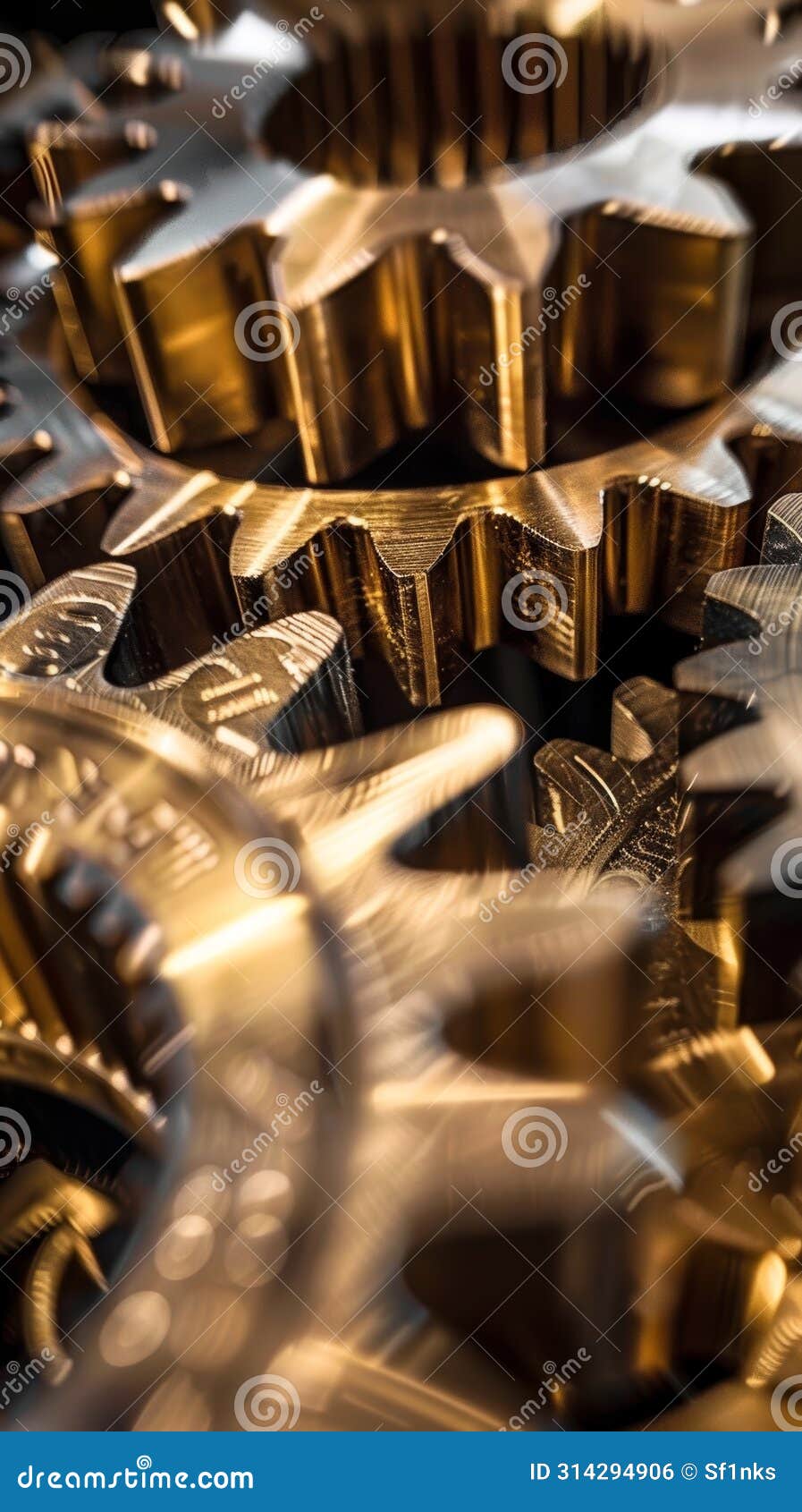 A Mesmerizing Close-up of a Network of Intricate, Interlocking Metallic ...