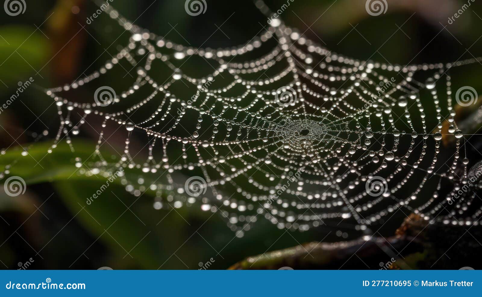 Spiderweb Up Close In Gossamer Jigsaw Pattern Royalty-Free Stock ...