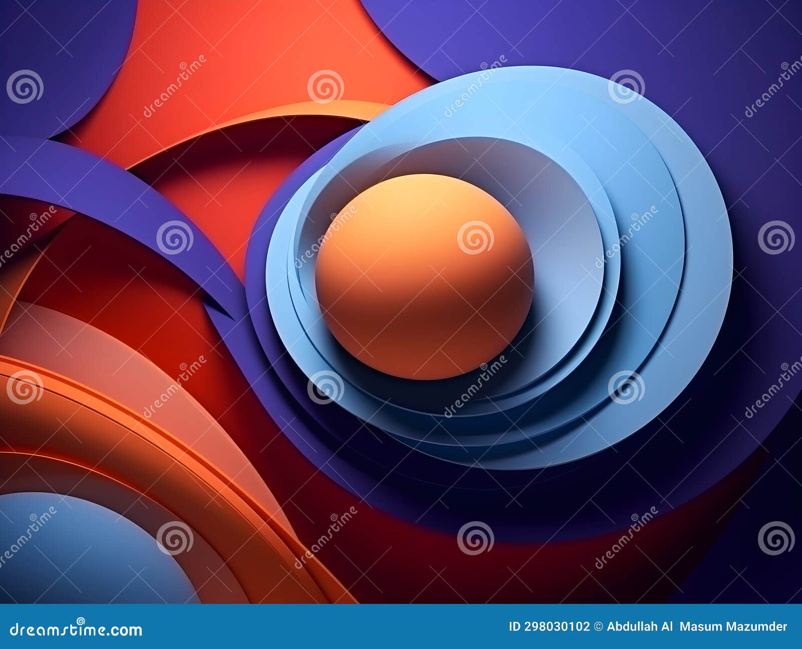 A Mesmerizing 3D Abstract Multicolor Visualization, Colorful 3D ...