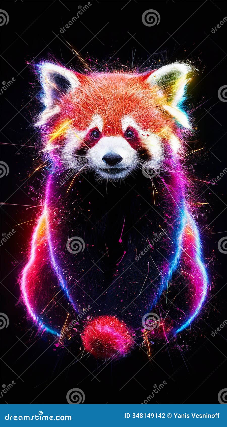 A Mesmerizing 3D Hologram Laser Exploded Design Featuring a Vibrant Red ...