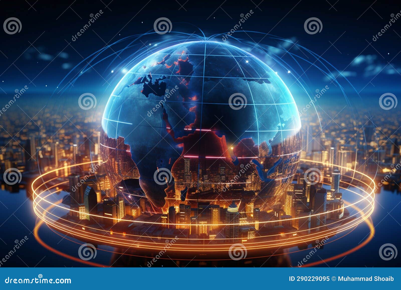 In a Mesmerizing 3D Illustration, Neon Lights Illuminate Our ...