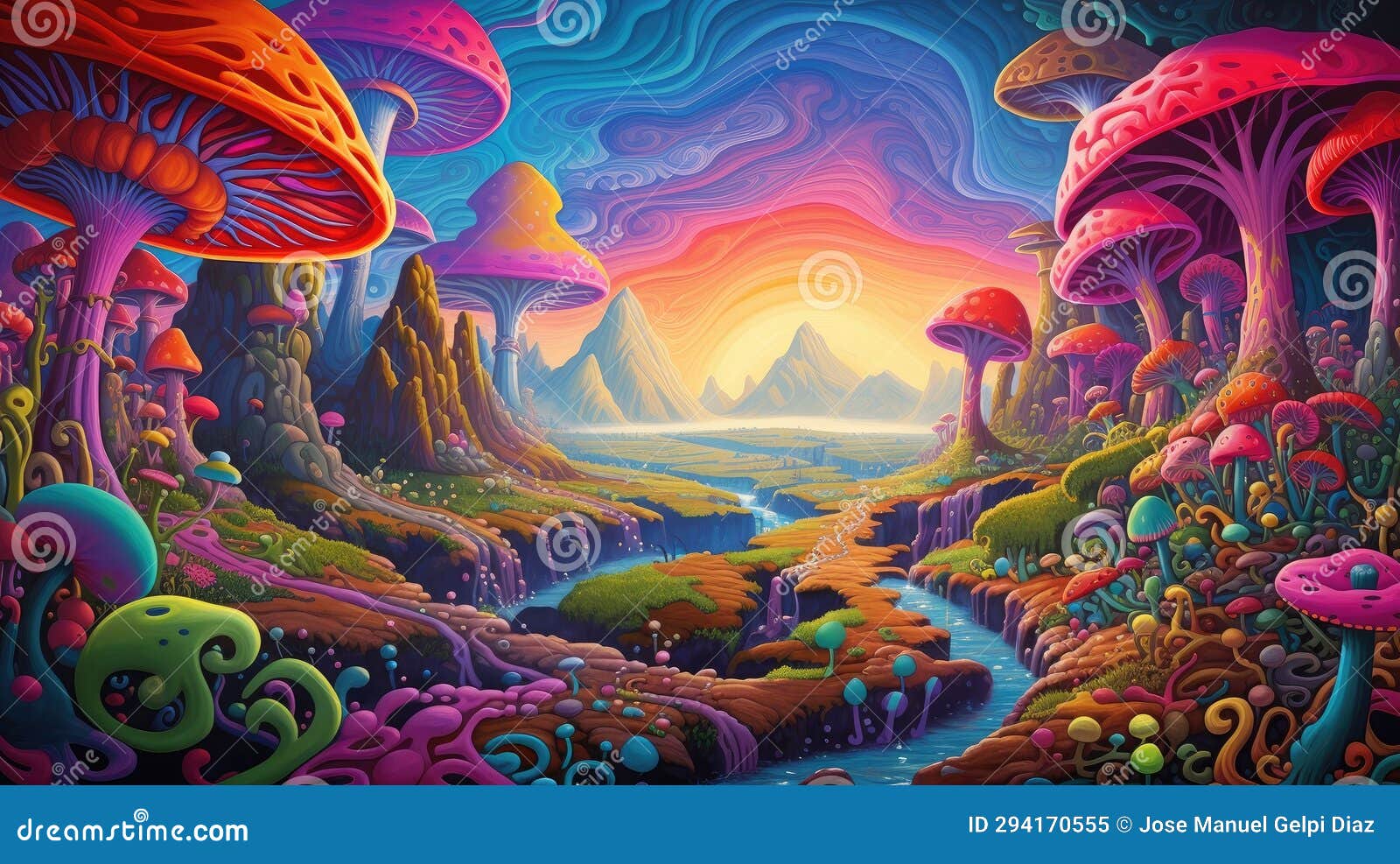 Mesmerizing Dance of Colors: Where Digital Dreams Mingle with Abstract ...