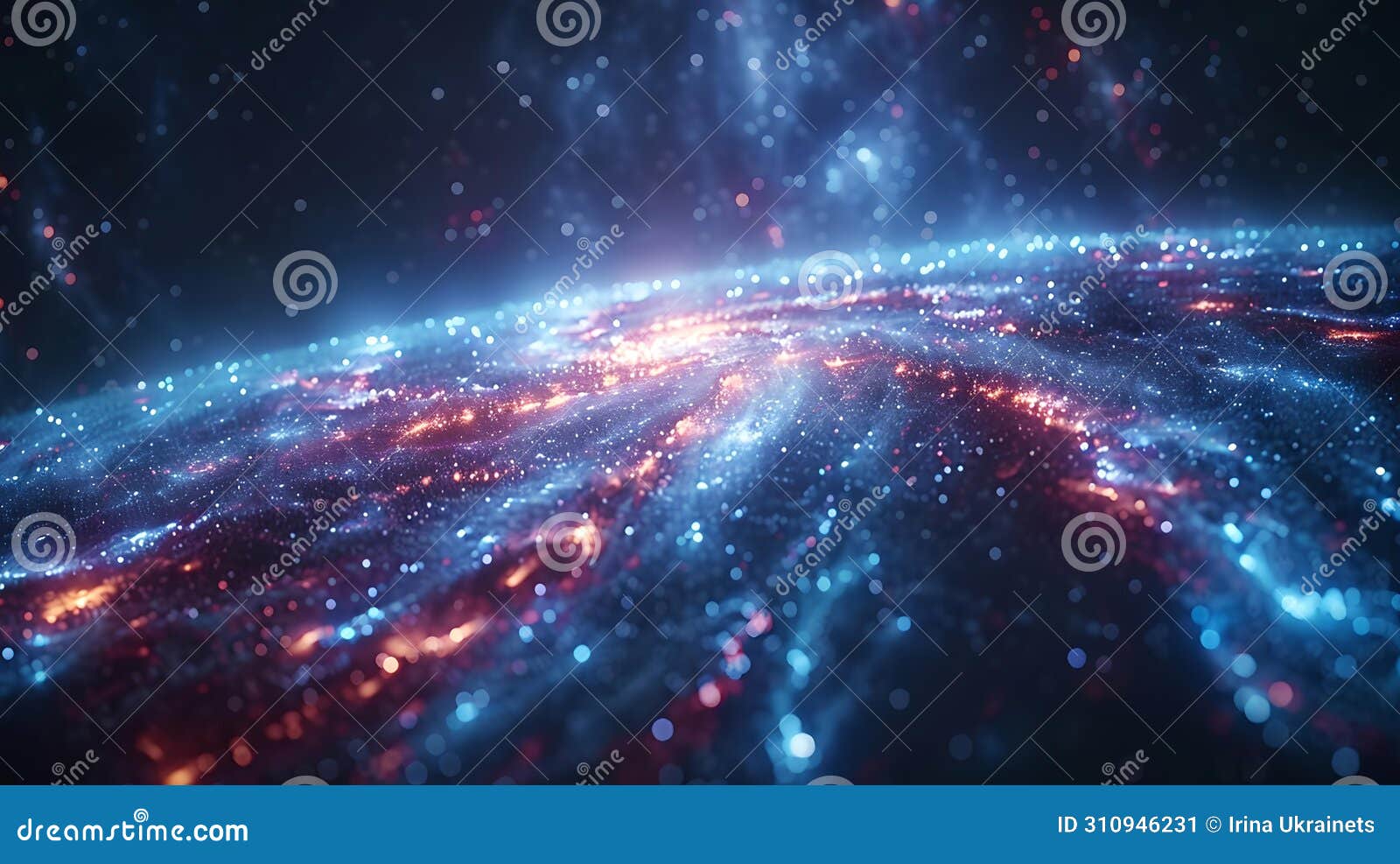 Mesmerizing Deep Space Dust Particles and Glittering Stars. a Journey ...