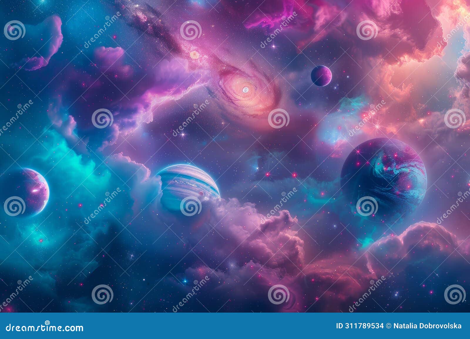 Mesmerizing Display of Cosmic Beauty As Planets, Stars, and Galaxies ...