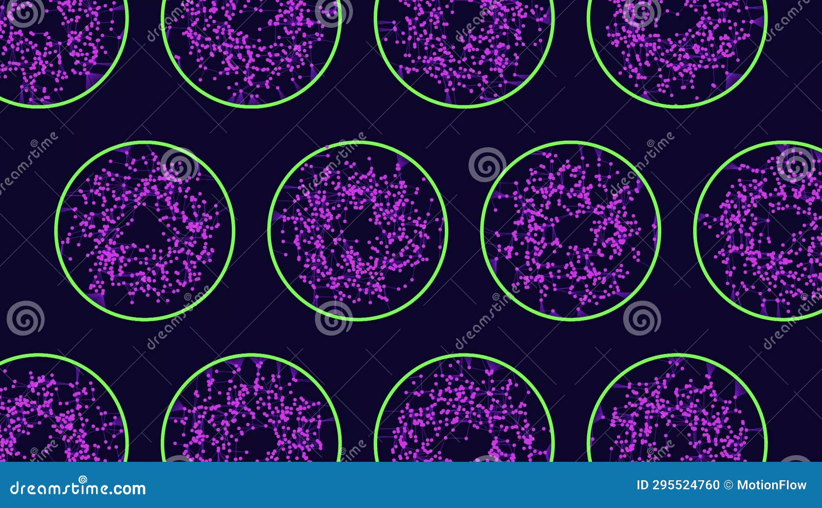 Floating Purple Circles on a Black Background Stock Footage - Video of ...
