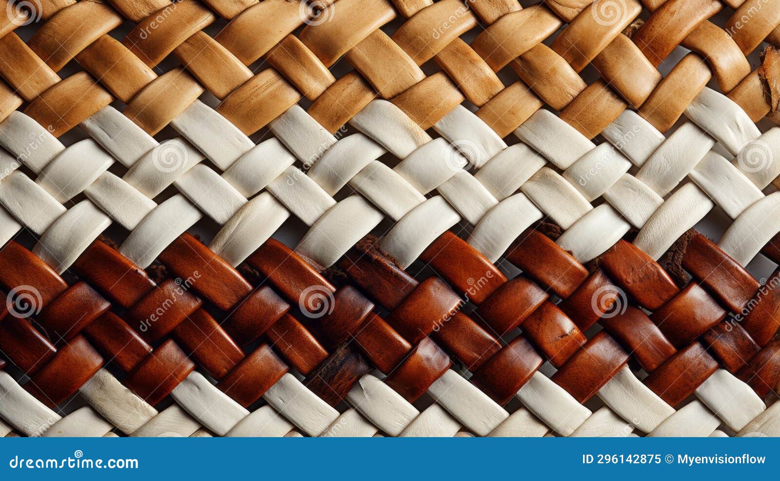 A Close Up of a Woven Basket Background Stock Illustration ...